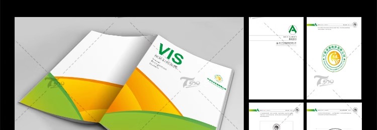 企业公品牌VI标识设计视觉全套手册AI/PSD/CDR源文件作品模板素材-大怪兽分享